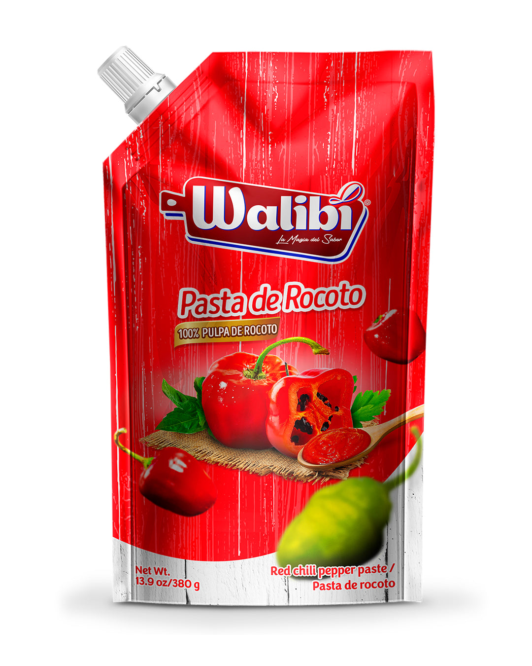 Pasta de Rocoto Walibi Doypack 380 gr caja 12 UND – ALIMENTOS DE ...