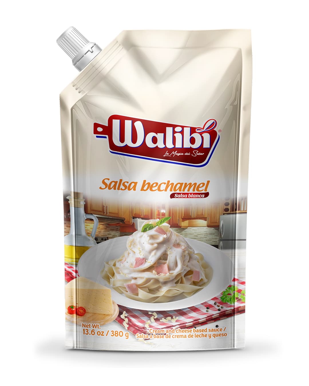 Salsa Bechamel Walibi Doypack 380 gr caja 12 UND – ALIMENTOS DE ...